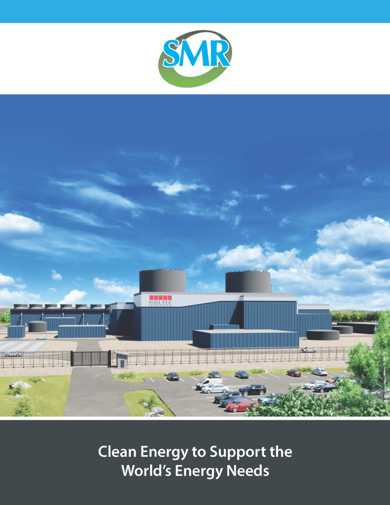 SMR: Clean Energy to Support the World's Energy Needs - Holtec ...